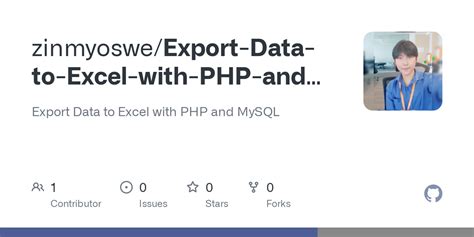 GitHub Zinmyoswe Export Data To Excel With PHP And MySQL Export Data To Excel With PHP And MySQL