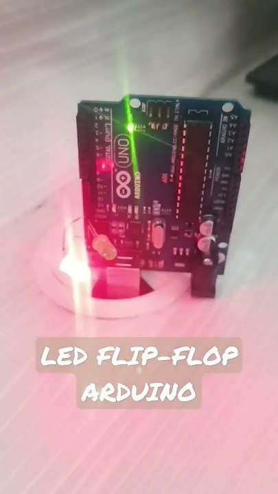 Led Flip Flop Arduino Uno Youtube