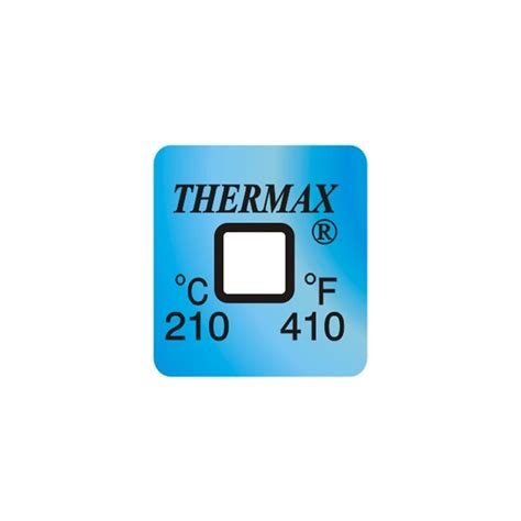 Thermographic Measurements Ltd Thermax Encapsulated Indicators Temperature Range 210°c 410°f