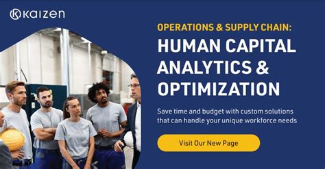 Kaizen Analytix On Linkedin Human Capital Analytics And Optimization