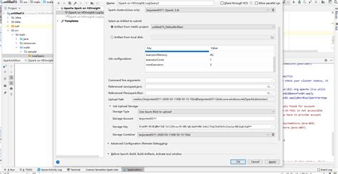 Intellij Config After Switching To Another Cluster The Info Of The