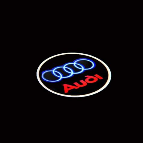 2pcs Set Led Audi Ghost Lights Puddle Lights