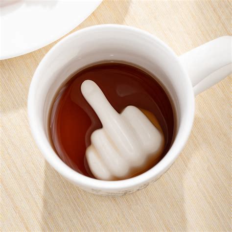 Personalized Middle Finger Fck Off Novelty Mug With Name 11oz Ceramic