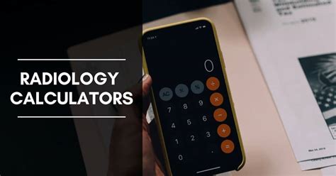 Radiology Calculators Tools