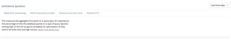 cannot view expensive queries r heroku