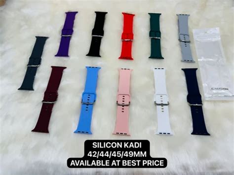 Silicone Silicon Buckle Silver 42444549mm Strap At ₹ 32piece In Mumbai