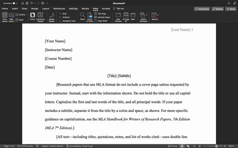 Mla Format Heading Types Manometcurrent