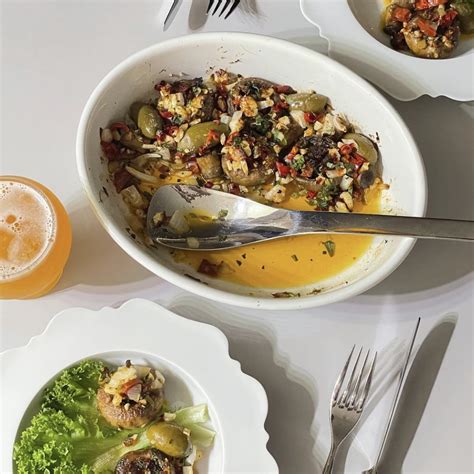 김나일 On Twitter Rt Tastycookbook84 양송이 30개 정도는 순삭 가능한 양송이치즈구이 매콤한 소시지 초리조 올리브 양파 청양고추 잘게