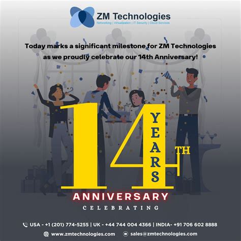 Zm Technologies On Linkedin Zmtechnologies 14yearsstrong Innovationcelebration