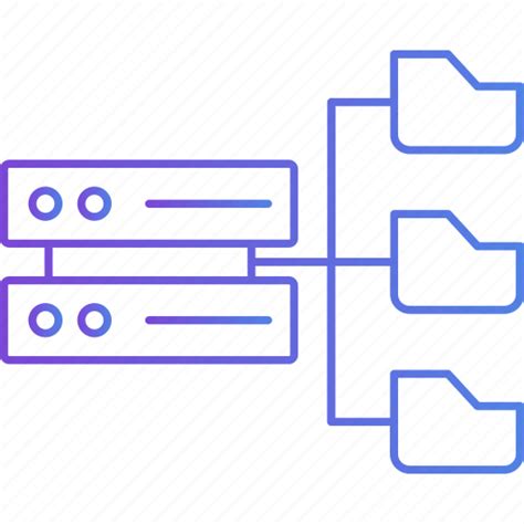 data storage storage database server data cloud network icon