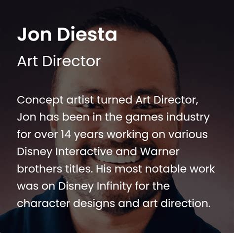 Jon Diesta Who Sketched Many Concept Arts For Disney Infinity Is The Art Director For