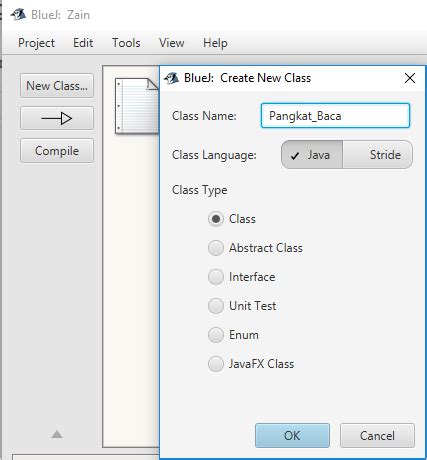 Java Script Membuat Coding Pangkat Baca Dengan Perulangan Menggunakan BlueJ