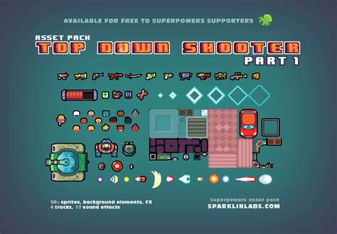 superpowers assets various 2d