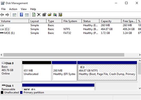 Cannot Extend Un Allocated Space Solved Windows 10 Forums