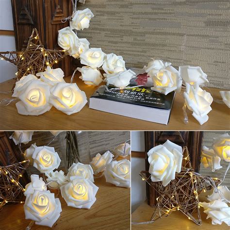 Usbbattery Operated 1020 Led Rose Flower String Grandado