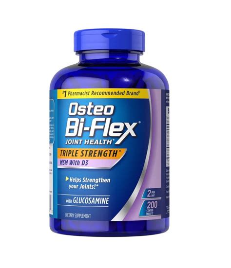 Osteo Bi Flex Msm With D3 Joint Health 200 Tabletes