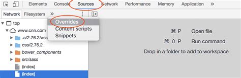 Using Local Overrides In Devtools A Faster Web