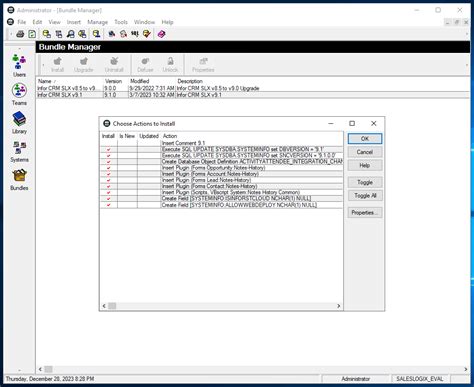 The Administrator Lan Program In Infor Crm Slx Customer Fx