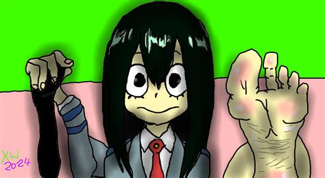 Tsuyu Asuis Big Froggy Feet By Aliendemonfox On Deviantart