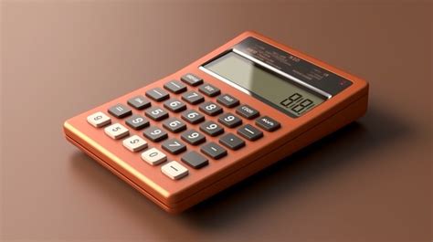 Isolated 3d Calculator On White Background Perfect For Bookkeeping