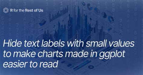 Hide Text Labels With Small Values To Make Charts Made In Ggplot Easier