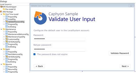 Validate User Input For Password Complexity