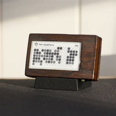 Track Your Github Activity With This E Ink Display Hackaday