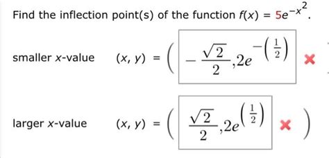 Solved Find The Inflection Point S Of The Function Chegg