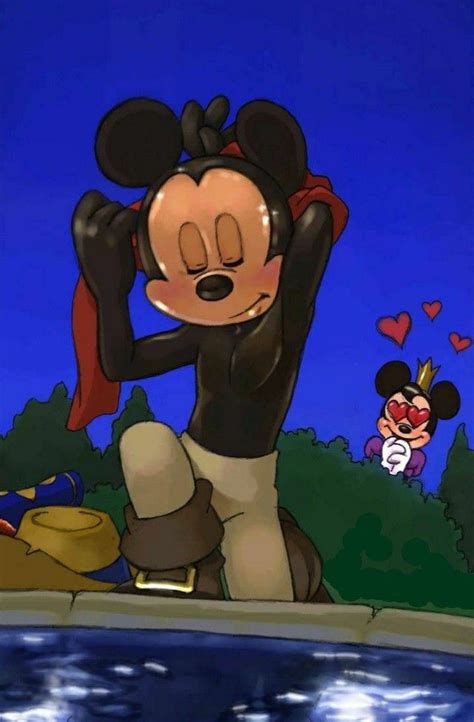 Pin By 💝byneuras💝 On Minnie Mouse E Mickey Disney Fan Art Mickey