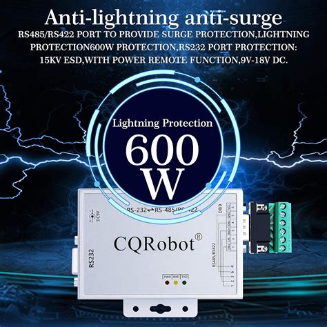 Active RS232 To RS422 RS485 Serial Converter Bidirectional Converter Adapter Supports 600W Anti