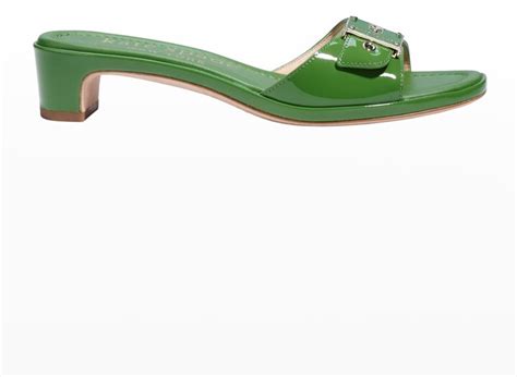 Kate Spade Gazebo Patent Buckle Sandals Shopstyle