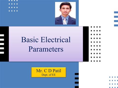 basic electrical parameters basic electrical engineering pptx