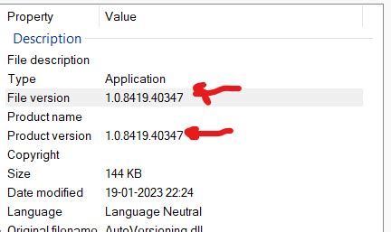 C How To Auto Increment The Version Eg 1 0 Of A NET Core Project Stack Overflow