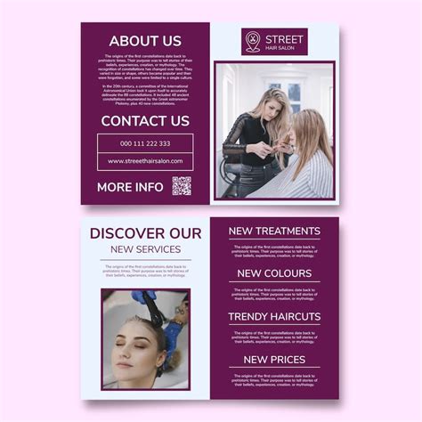 Salon Brochure Design Images Free Download On Freepik