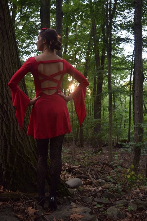 Red Devil Costume Halloween Costume For Brunettes Or Blondes Etsy