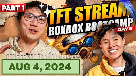 Part 1 Boxbox Bootcamp Day 5 Full Set 12 Tft Stream Patch 1415