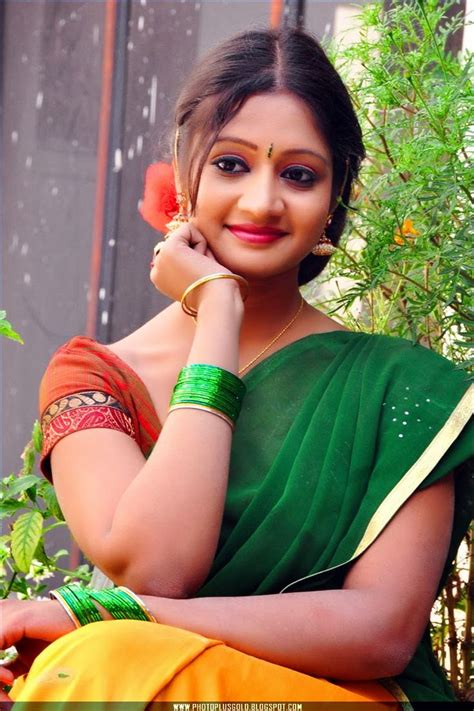 Big Size Photo Gallery Of Actress Sandeepthi In Half Saree Cute Homely