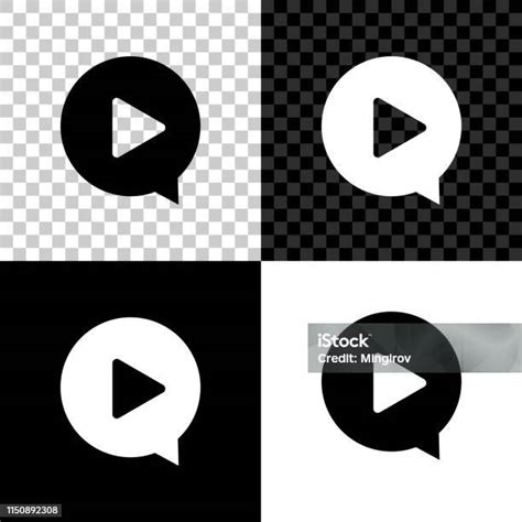 검은 색 흰색과 투명 한 배경에 고립 된 동그라미 아이콘에서 재생 합니다 벡터 일러스트 검은색에 대한 스톡 벡터 아트 및 기타 이미지 검은색 교통 신호 표지판 그래픽