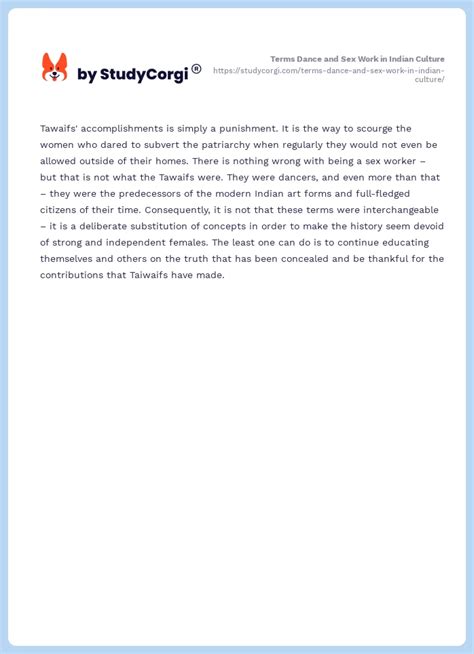 Terms Dance And Sex Work In Indian Culture Free Essay Example