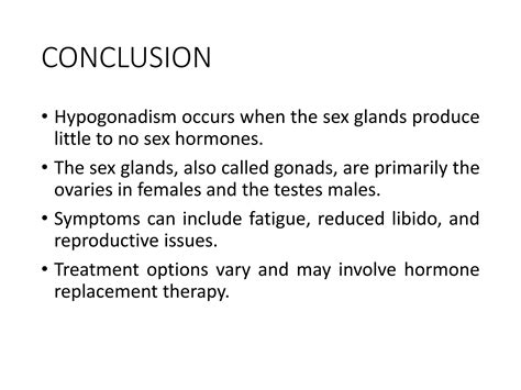 Hypogonadism Primary And Secondarypptx