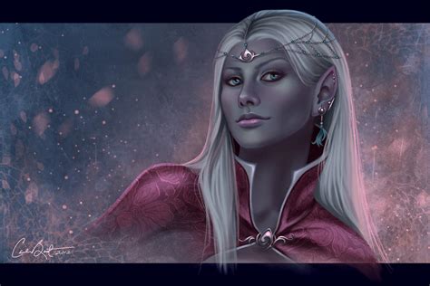 Drow Portrait By Carriebest On Deviantart
