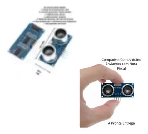 Comprar 5x Módulo Sensor De Distância Ultrassônico Hc Sr04 Arduino