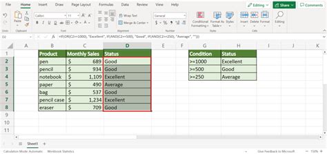 How To Use An IF Function With Conditions In Excel Sheetaki
