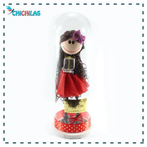 دختر مو فرفری شیشه کپسولی هدیه زیبا برای ولنتاین چیچیلاس فروشگاه