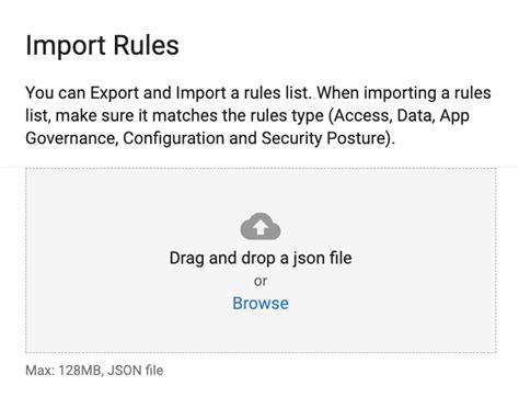 Export And Import Rules