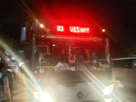 Ybs ယာဉ်မောင်းတစ်ဦးခရီးစဉ်အတွင်း သွေးတိုးသဖြင့် ကားကိုရပ်တန့်ခဲ့ရ