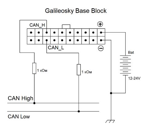 Can Bus схема подключения