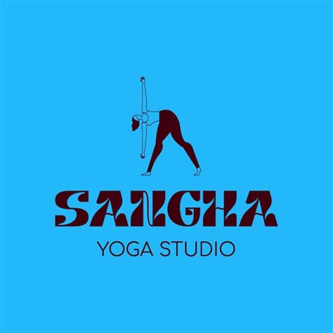 Yoga Logo Design Vorlage Kostenlose Vektor