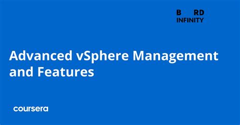 Advanced Vsphere Management And Features Coursera
