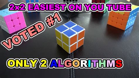 How To Solve A 2x2x2 Rubik S Cube Easiest Tutorial In Hd 2 Easy Algorithms To Memorize Youtube